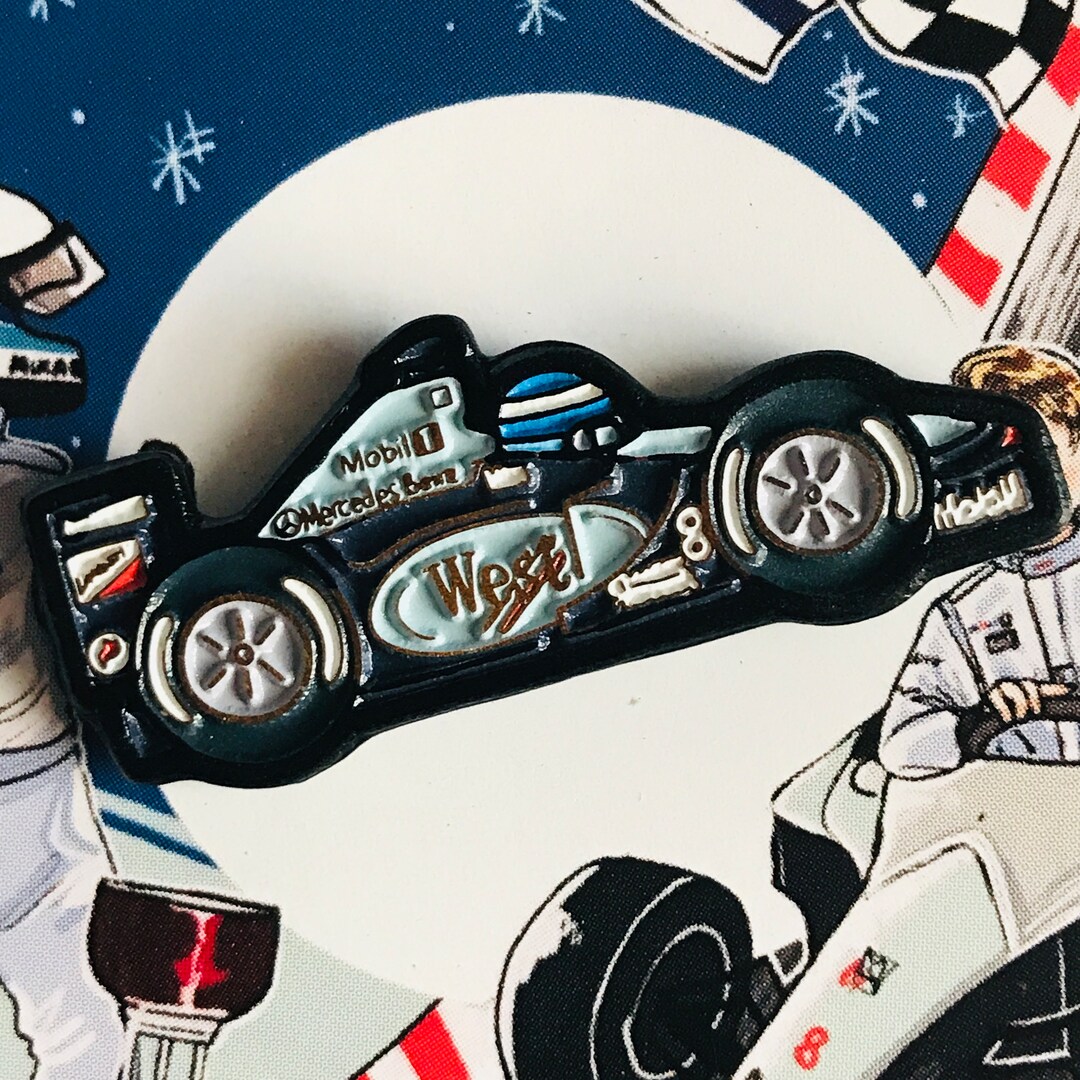 Mika Hakkinen Mclaren MP4/13 1998 World Champion F1 Enamel Pin Perfect ...
