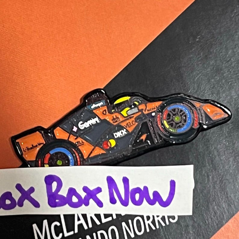 Lando Norrris Mclaren MCL40 2026 F1 Enamel Pin | Formula 1 Gift for ...