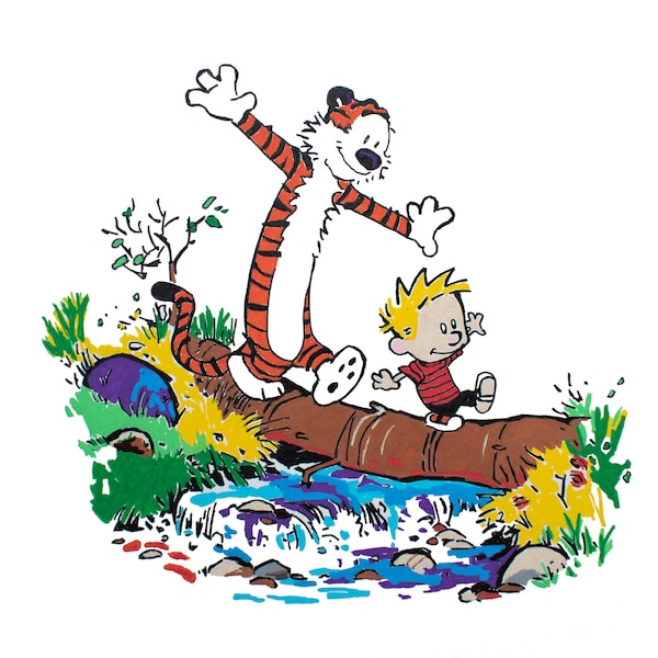 Calvin Hobbes Svg - Etsy
