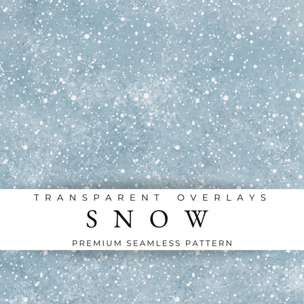 Snow Overlay - Etsy
