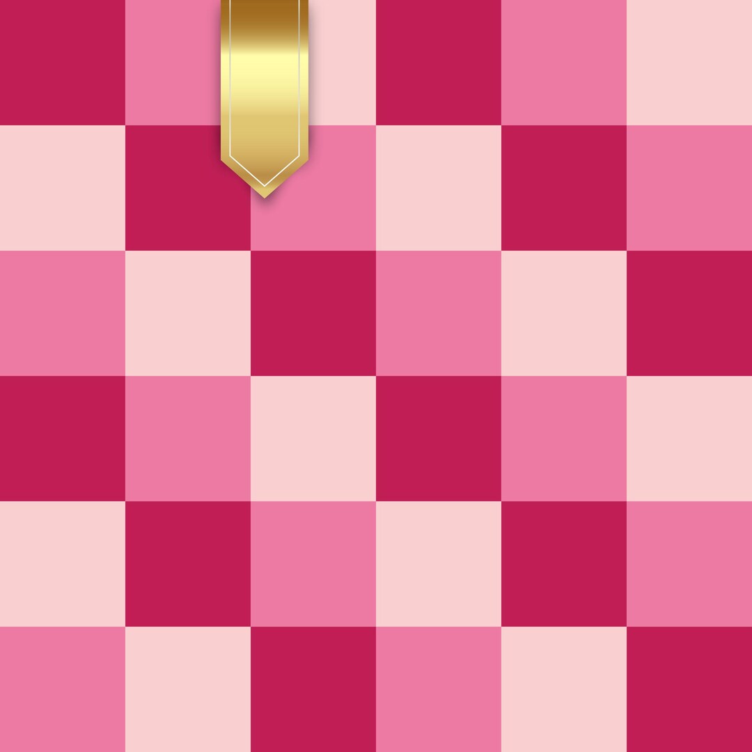 Pink Red Checkered Seamless Pattern: Colorful Trendy Design (PNG ...