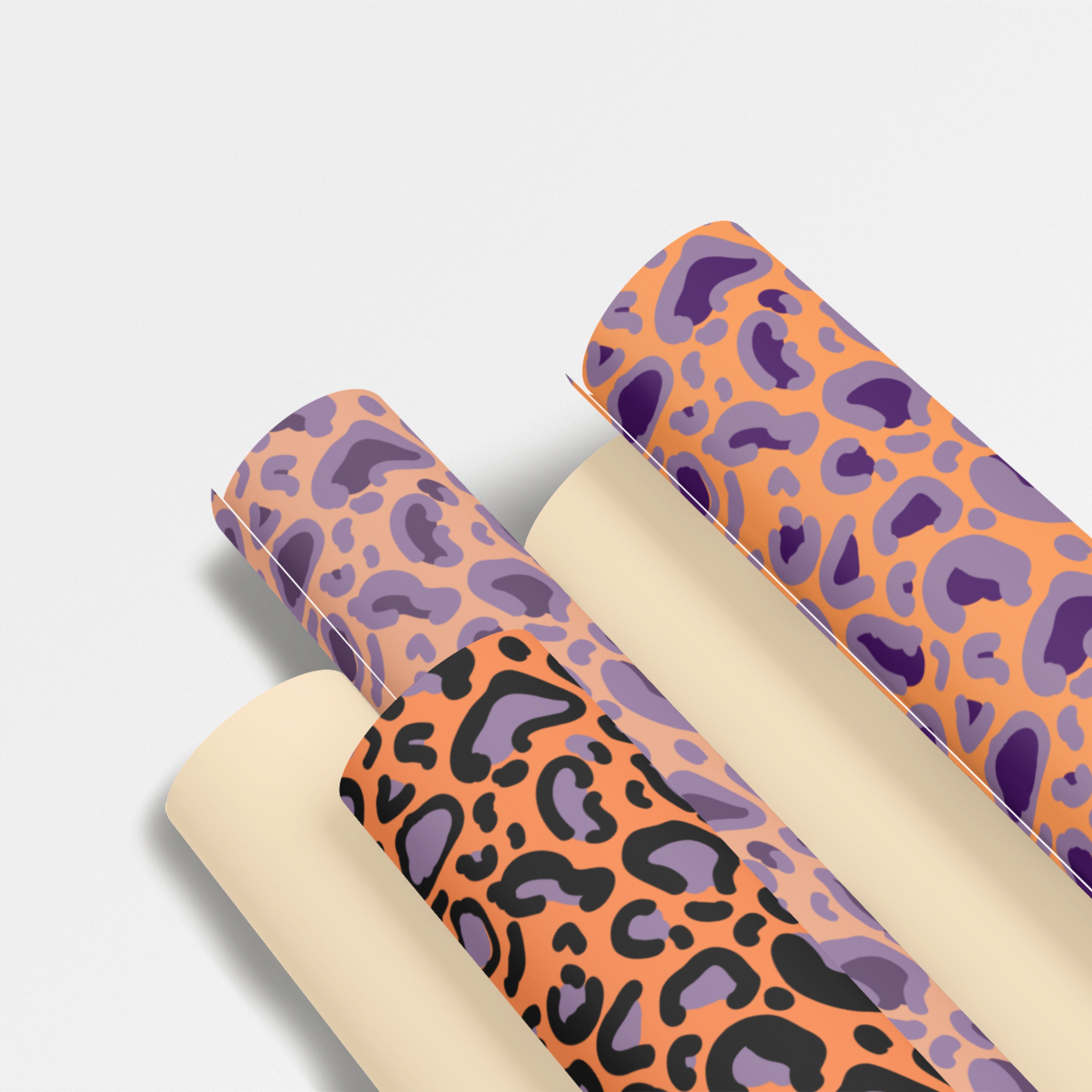 Halloween Leopard Print Seamless Pattern: Commercial Use (PNG) - Etsy