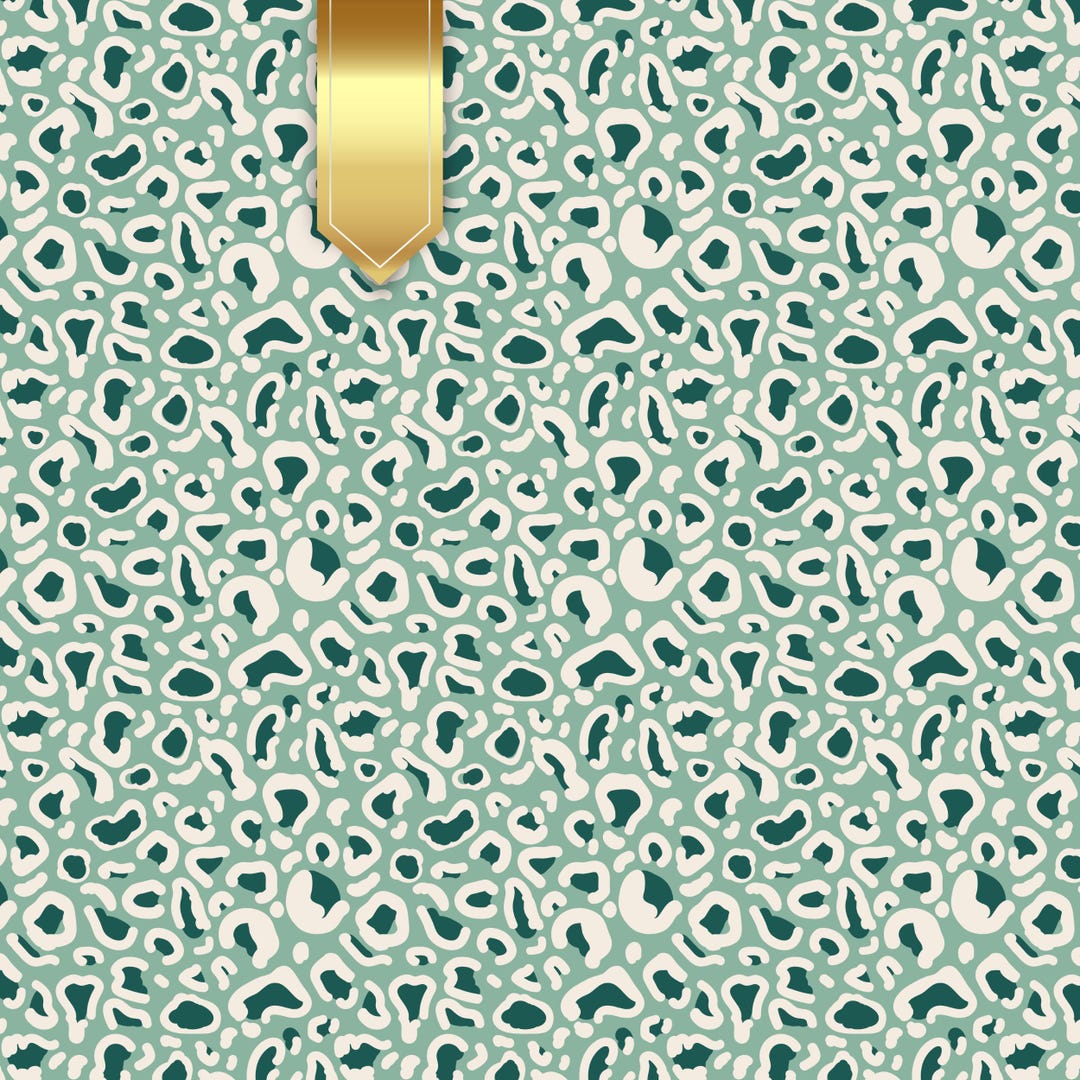 Christmas Leopard Seamless Pattern: Christmas Cheetah Design (PNG ...