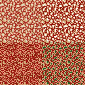25 Christmas Leopard Print Seamless Patterns, Holiday Cheetah Seamless ...