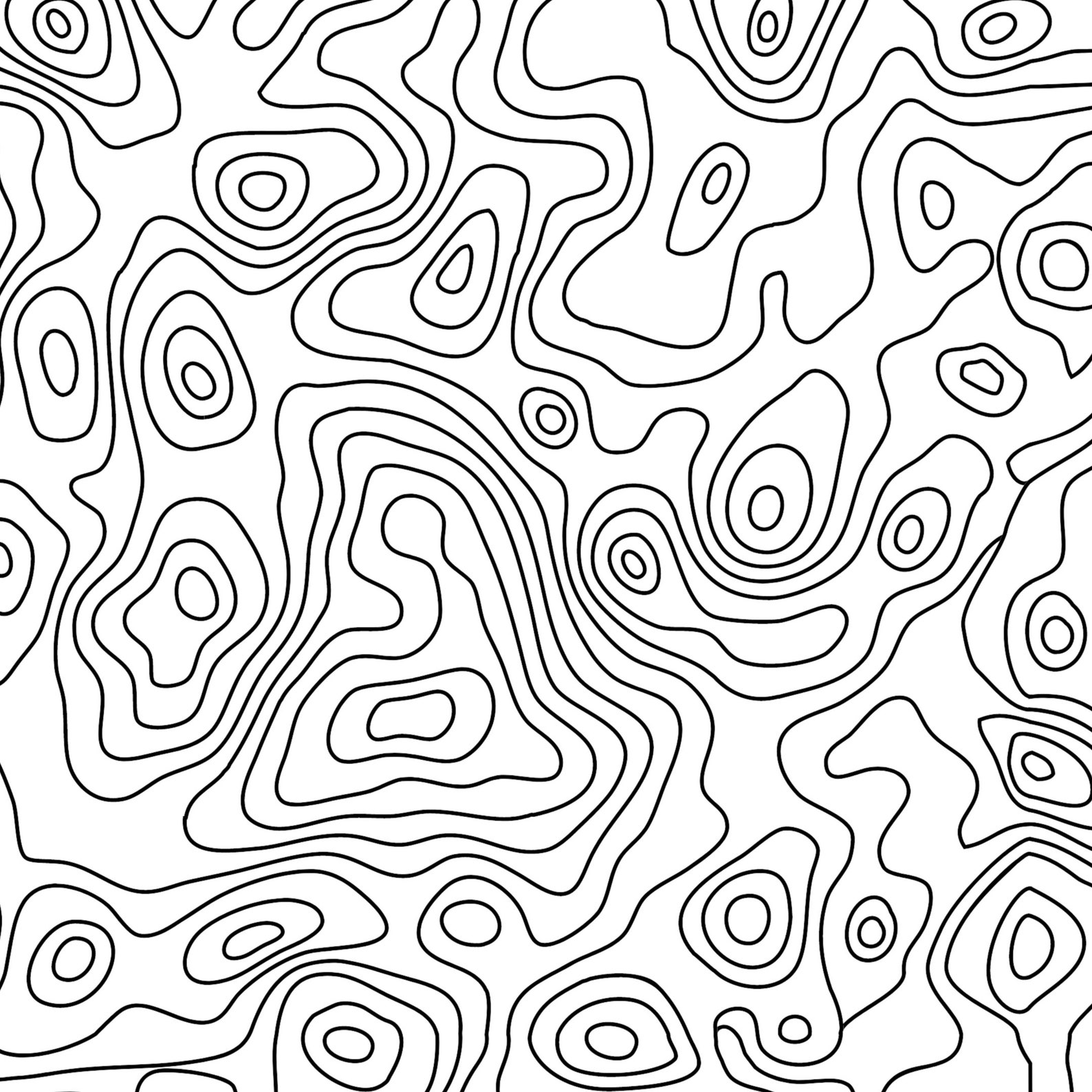 Topography Seamless Pattern, Map Repeat Pattern, Urban Transparent ...