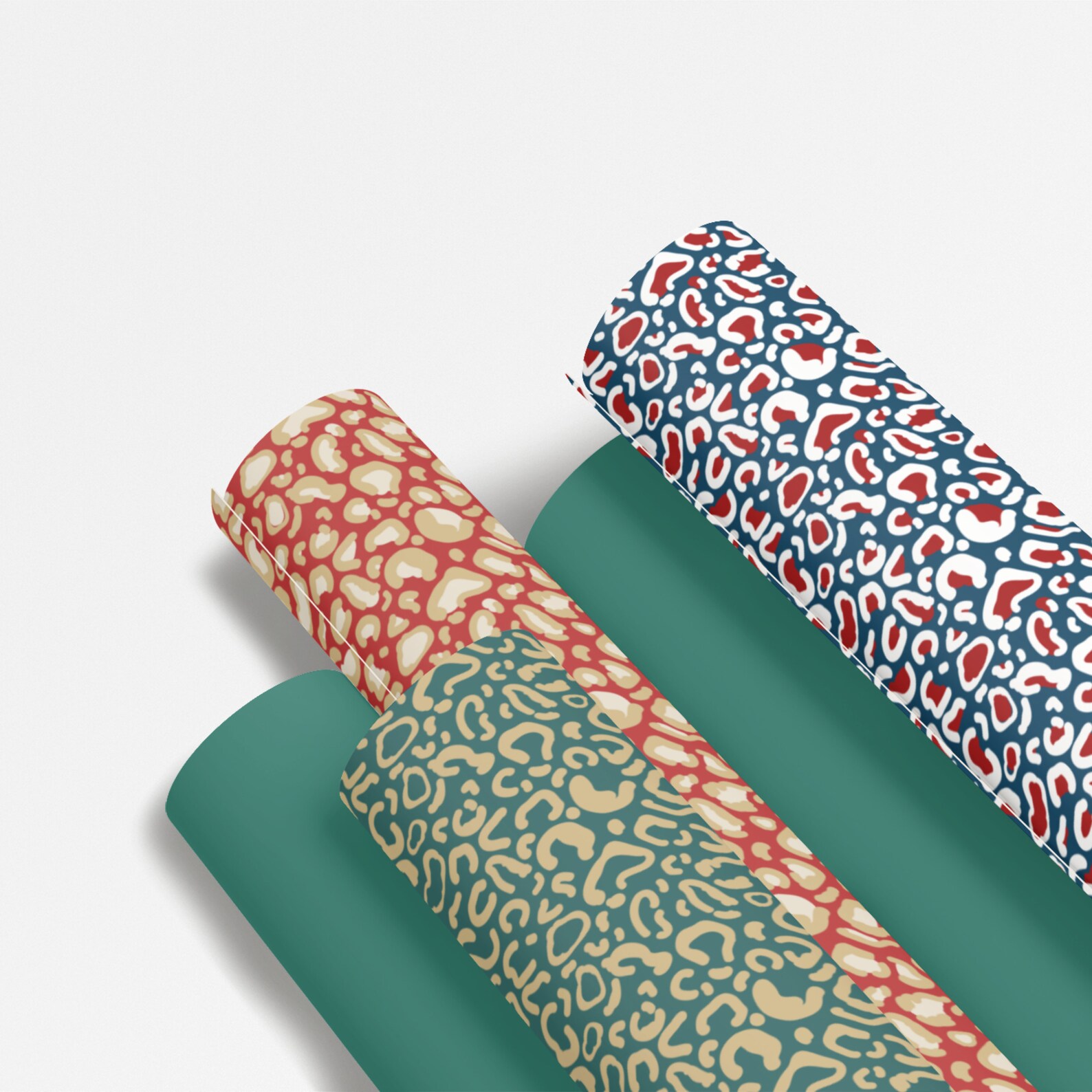 25 Christmas Leopard Print Seamless Patterns Holiday Cheetah - Etsy