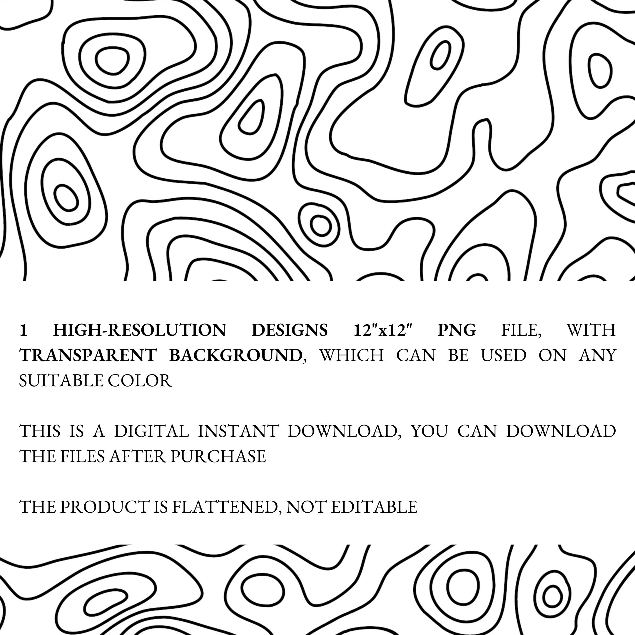 Topography Seamless Pattern Map Repeat Pattern Urban - Etsy