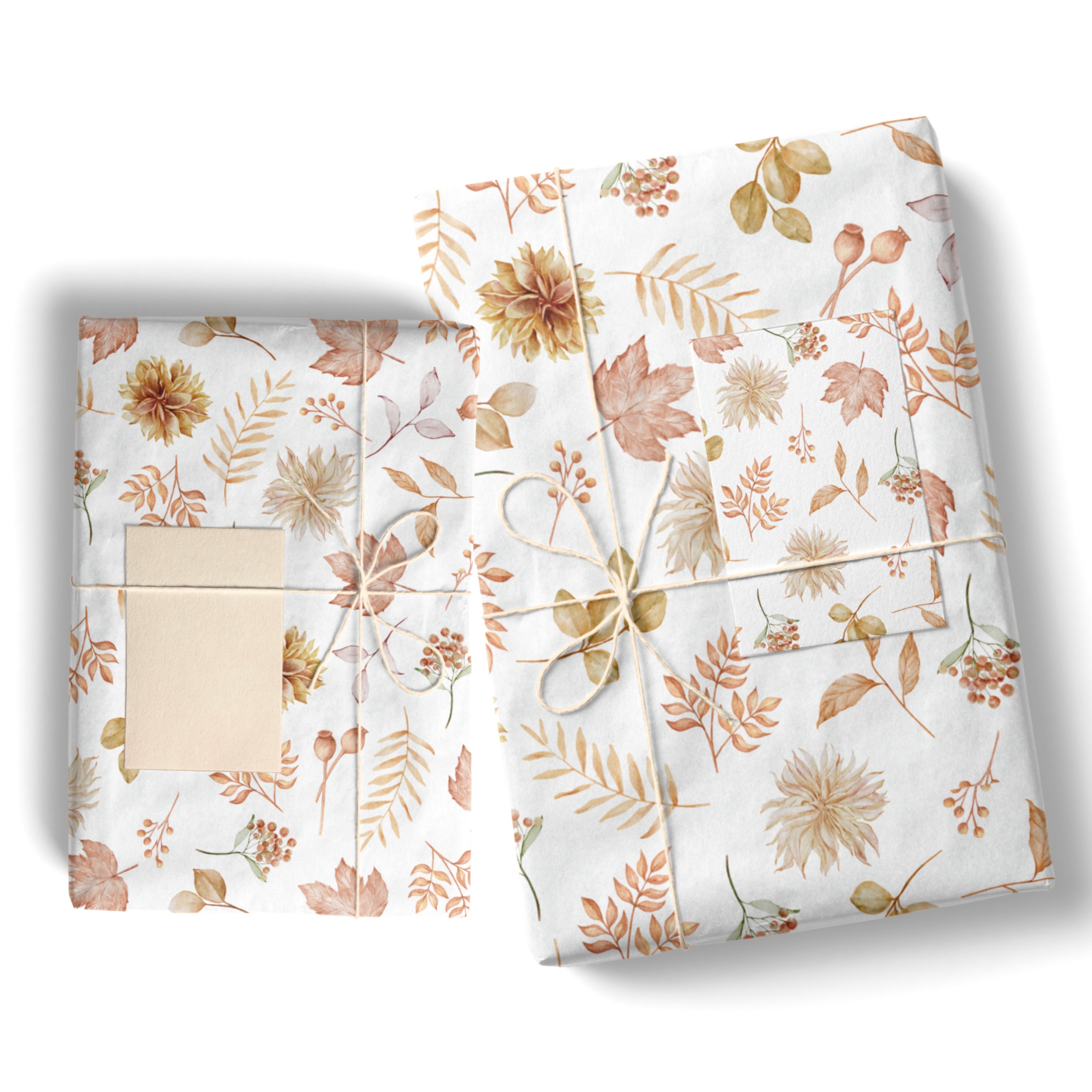 Autumn Leaves Floral Transparent Seamless Pattern Watercolor - Etsy