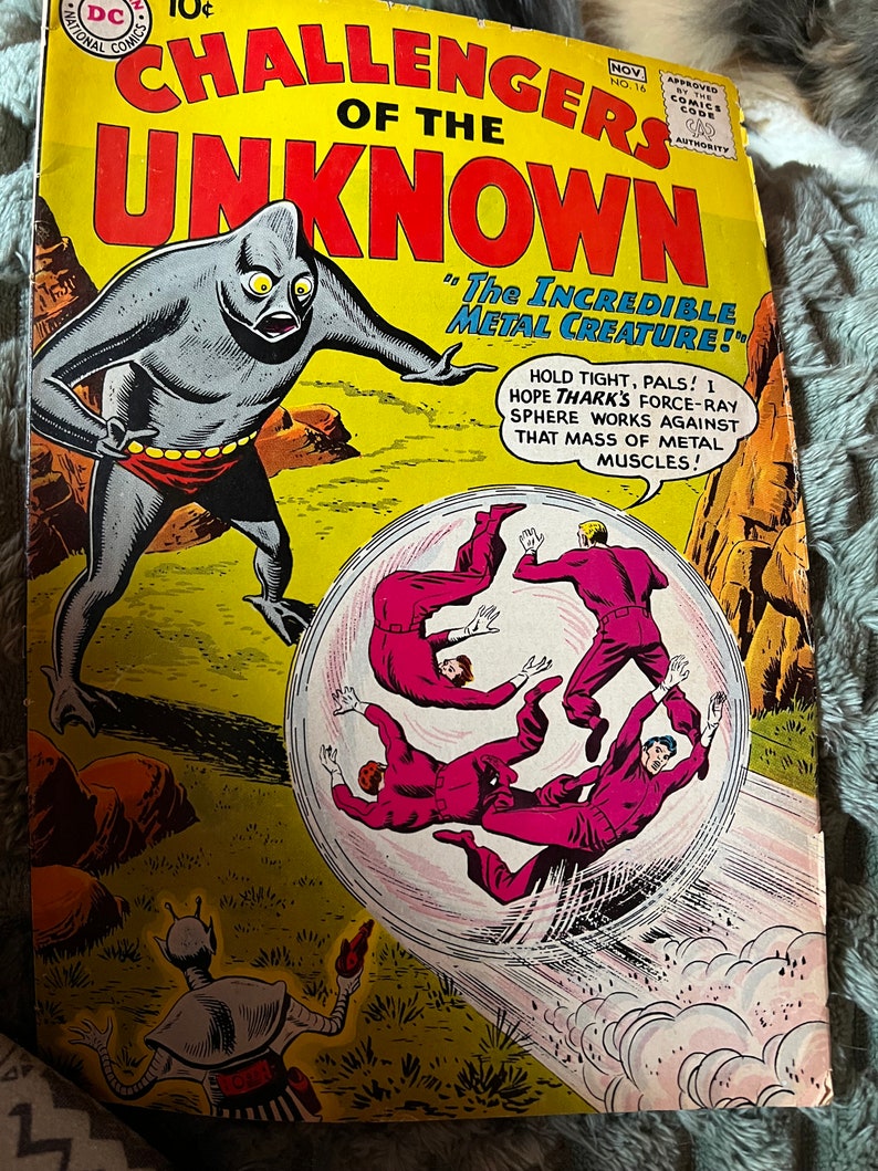 Vintage 1960 Comic Challengers of the Unknown - Etsy