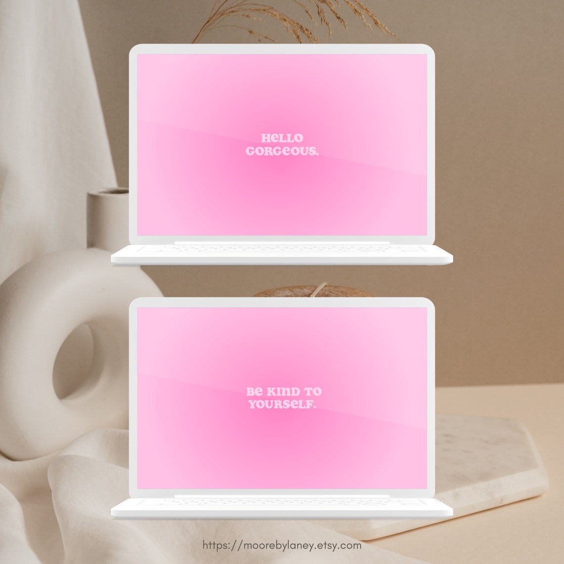 25 Pink Affirmation/motivational Desktop Wallpapers | Pink Positive ...