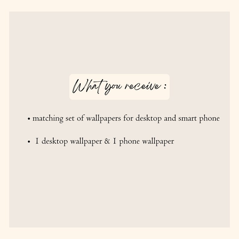 Matching Set iPhone & Desktop Wallpaper | Checkered Neutral Aesthetic ...