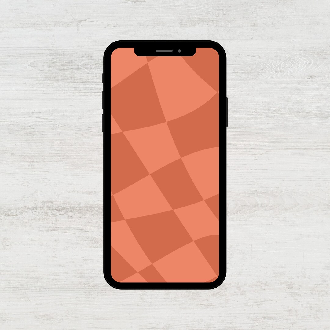 Burnt Orange Abstract iPhone Wallpaper | Minimal Trendy iPhone Home ...