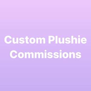 Custom Plushie Commissions - Etsy
