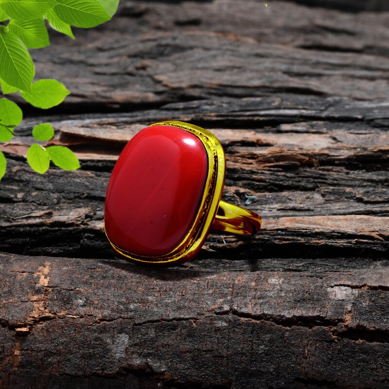 Coral Ring - Etsy