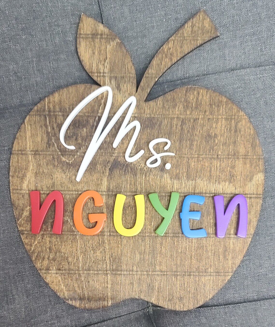 Personalize Teacher Apples, Teacher Appreciation Gift, Teacher Apple ...