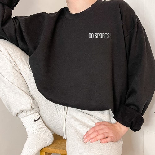 Every Color for Every Team Go Sports Crewneck Sweatshirt - Etsy