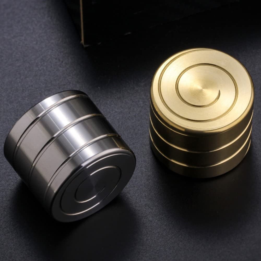 Desktop Decompression Rotating Cylindrical Gyroscope Office Desk Fidget ...