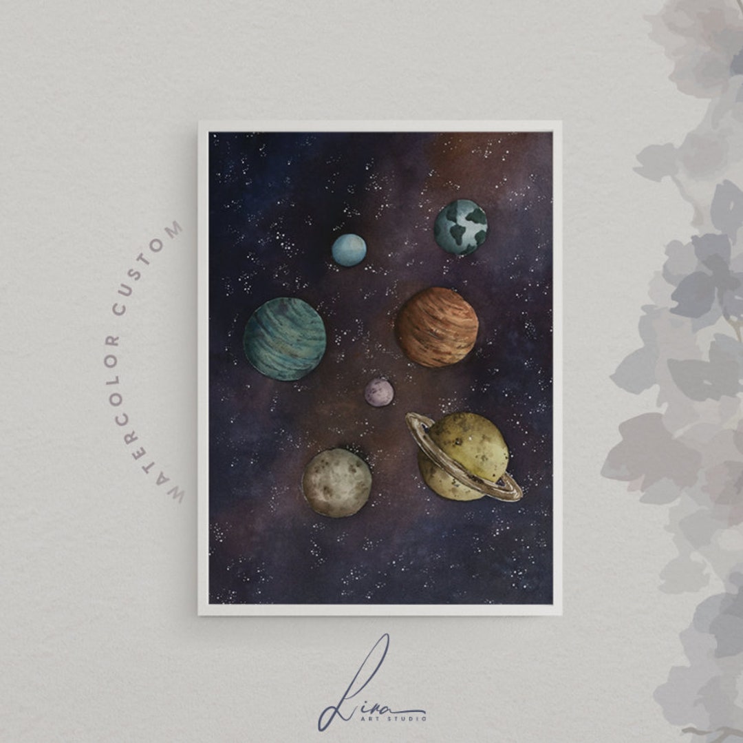 Universe Painting, Galaxy, Space, Cosmic, Astronomy, Celestial, Outer ...