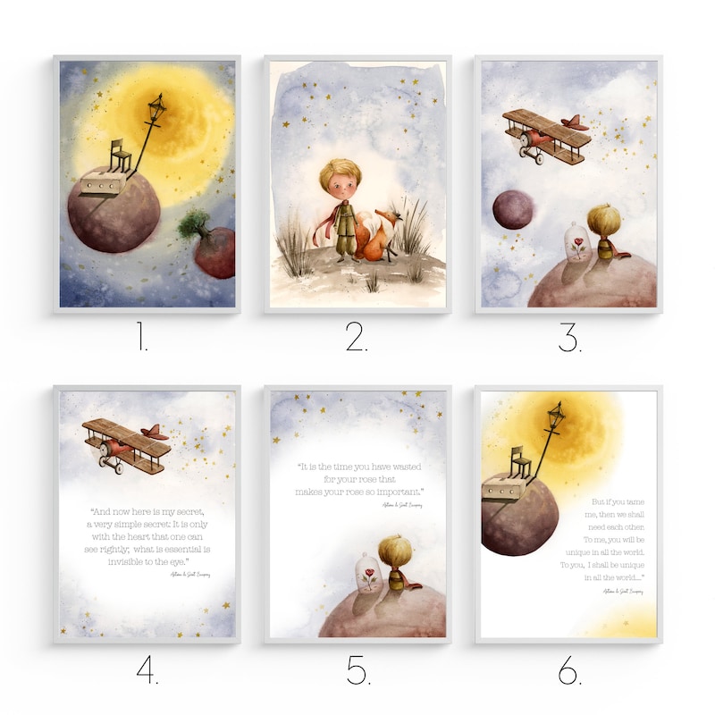 Little Prince Poster - Etsy