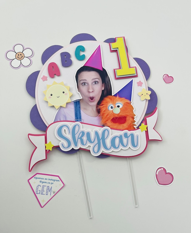 Ms. Rachel Inspired Cake Topper - Etsy