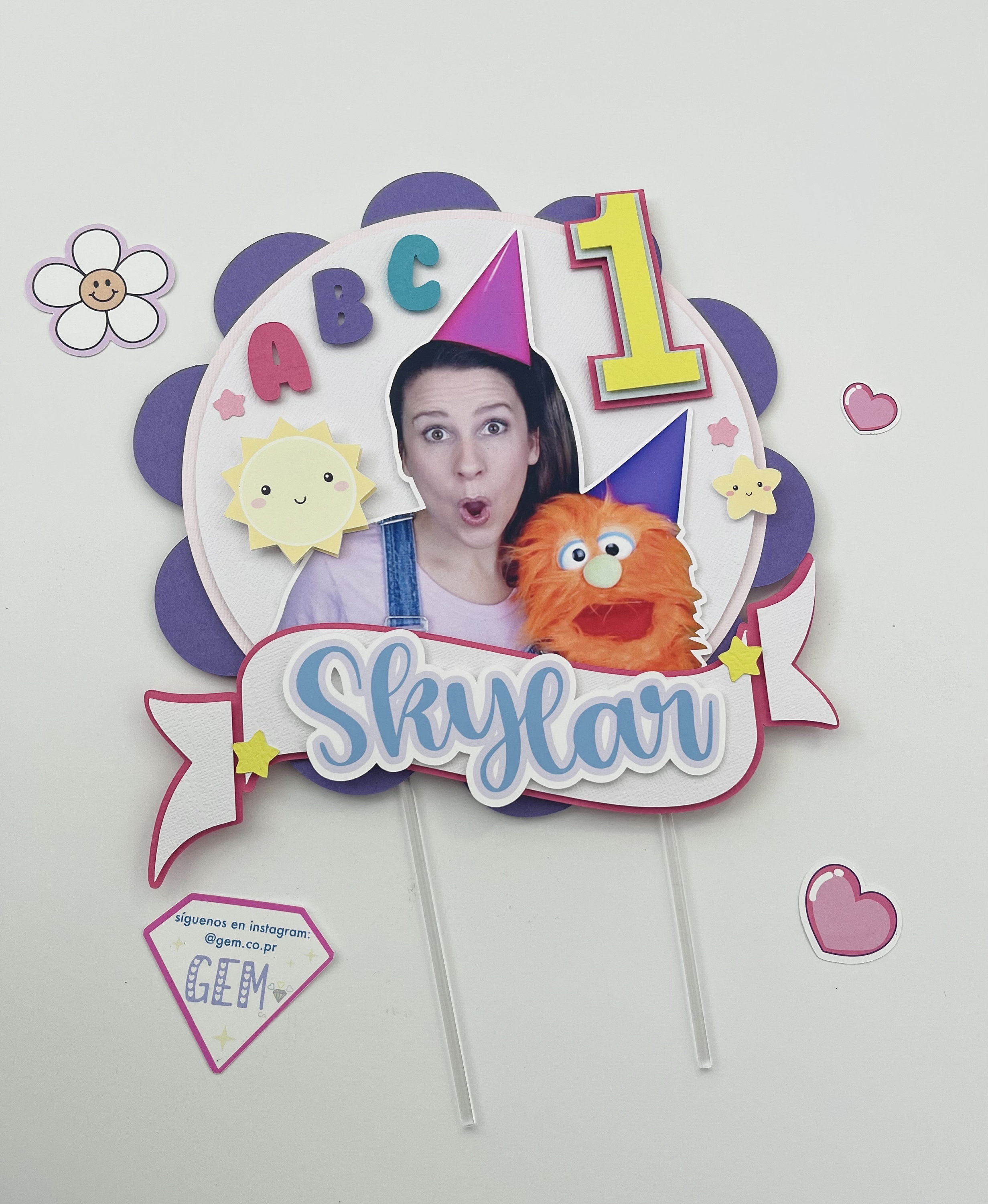 Ms. Rachel Inspired Cake Topper - Etsy