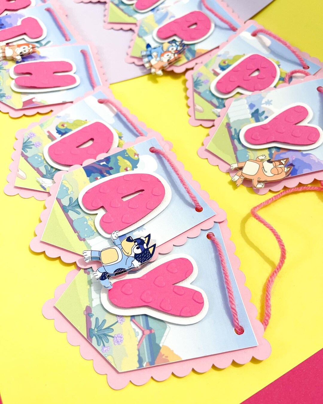 Bluey Birthday Banner | Bluey and Bingo | Cumpleaños | Fiesta - Etsy