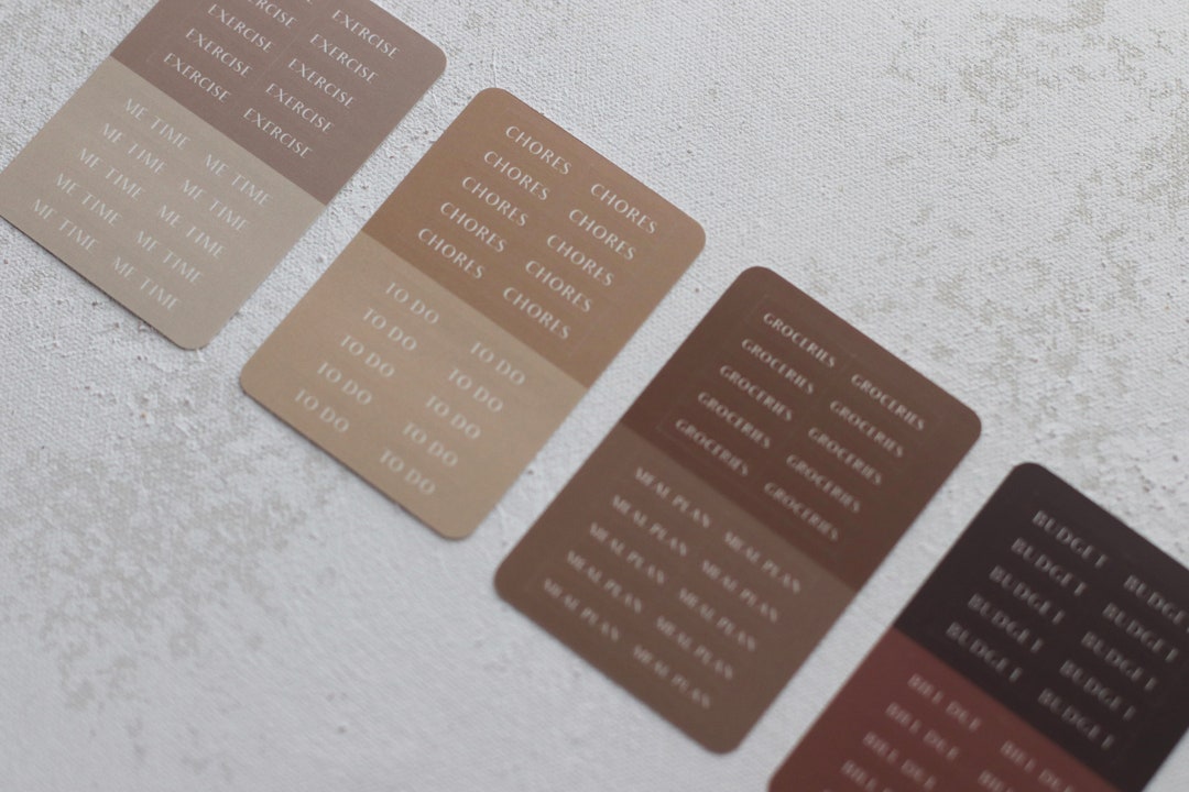 Essentials Planner Stickers - Matte (per Tasks) - Etsy