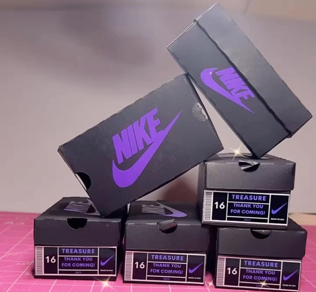 Mini Sneaker Box Favor Custom Sneaker Boxes Custom Party Favors Unique ...