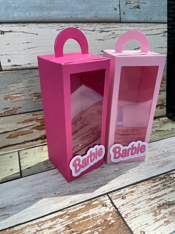 Barbie Personalized Boxes Treat Boxes Party Favor Boxes Barbie Treat ...