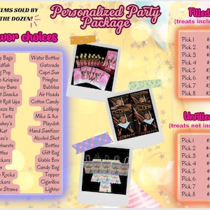 Personalized Party Bundle | Party Favor Package | Graduation | Prom ...