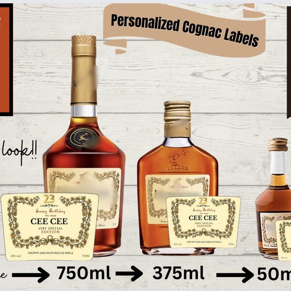 Liquor Bottle Label - Etsy