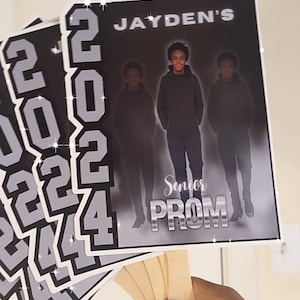 Graduation Fan 2024 Graduate Hand Fan Custom Fans Any School Grade Grad ...