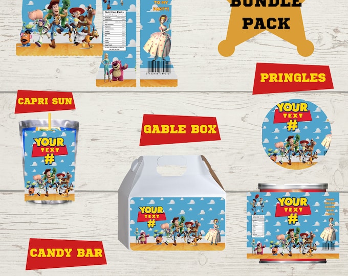 Toy Story Birthday Favors | Party Packages | Digital Only | Design is ...