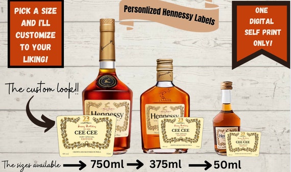 Hennessy Label Template