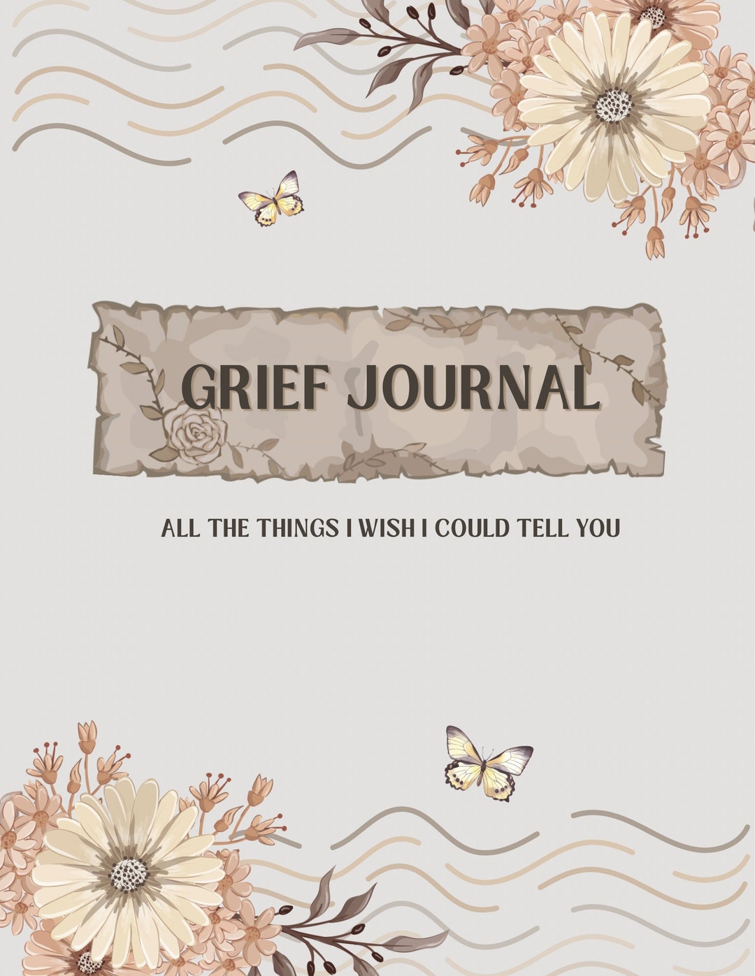 Digital Grief Journal, Loss of a Loved One, Sympathy Gift, Death Coping ...