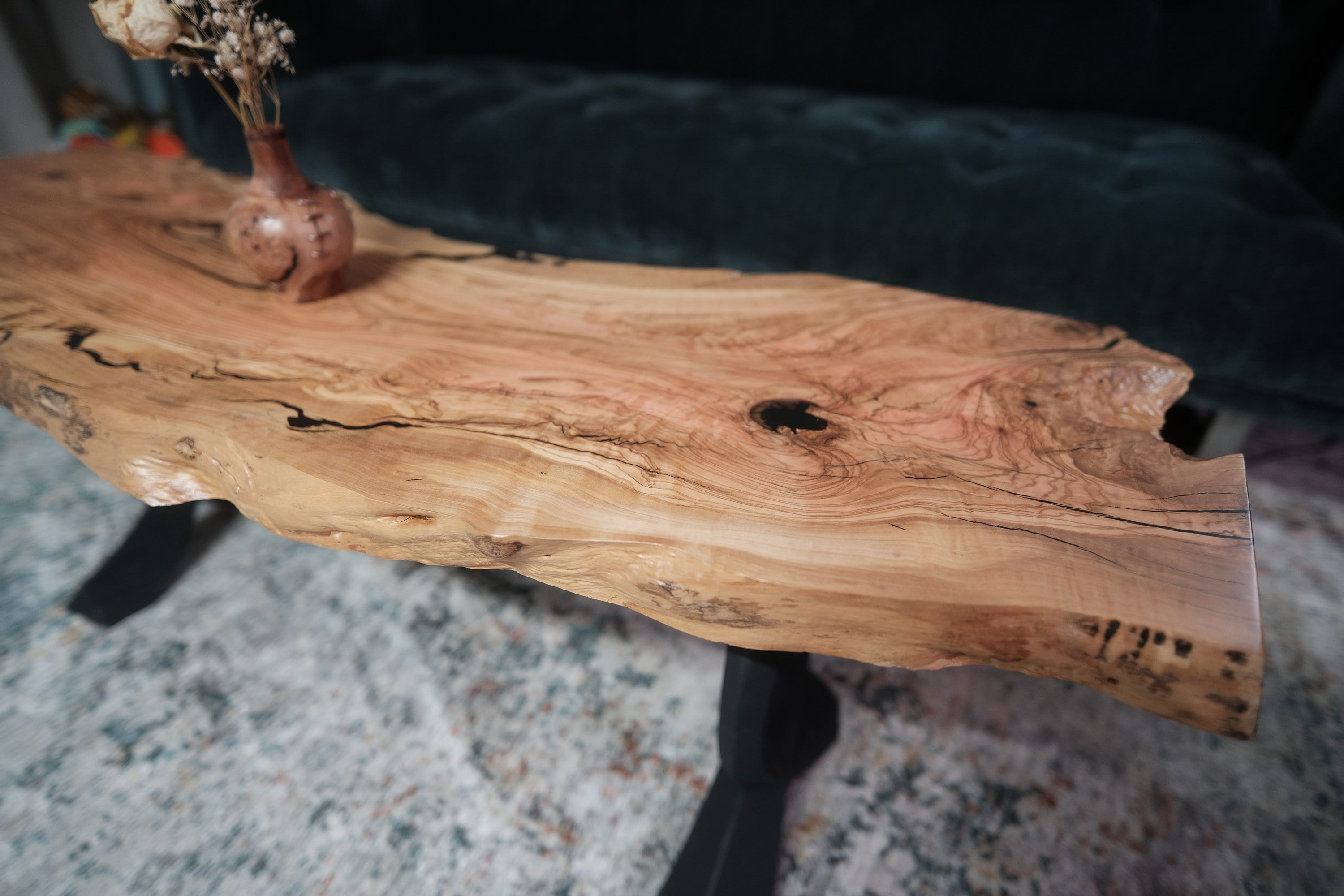 Olive Wood Coffee Table - Etsy