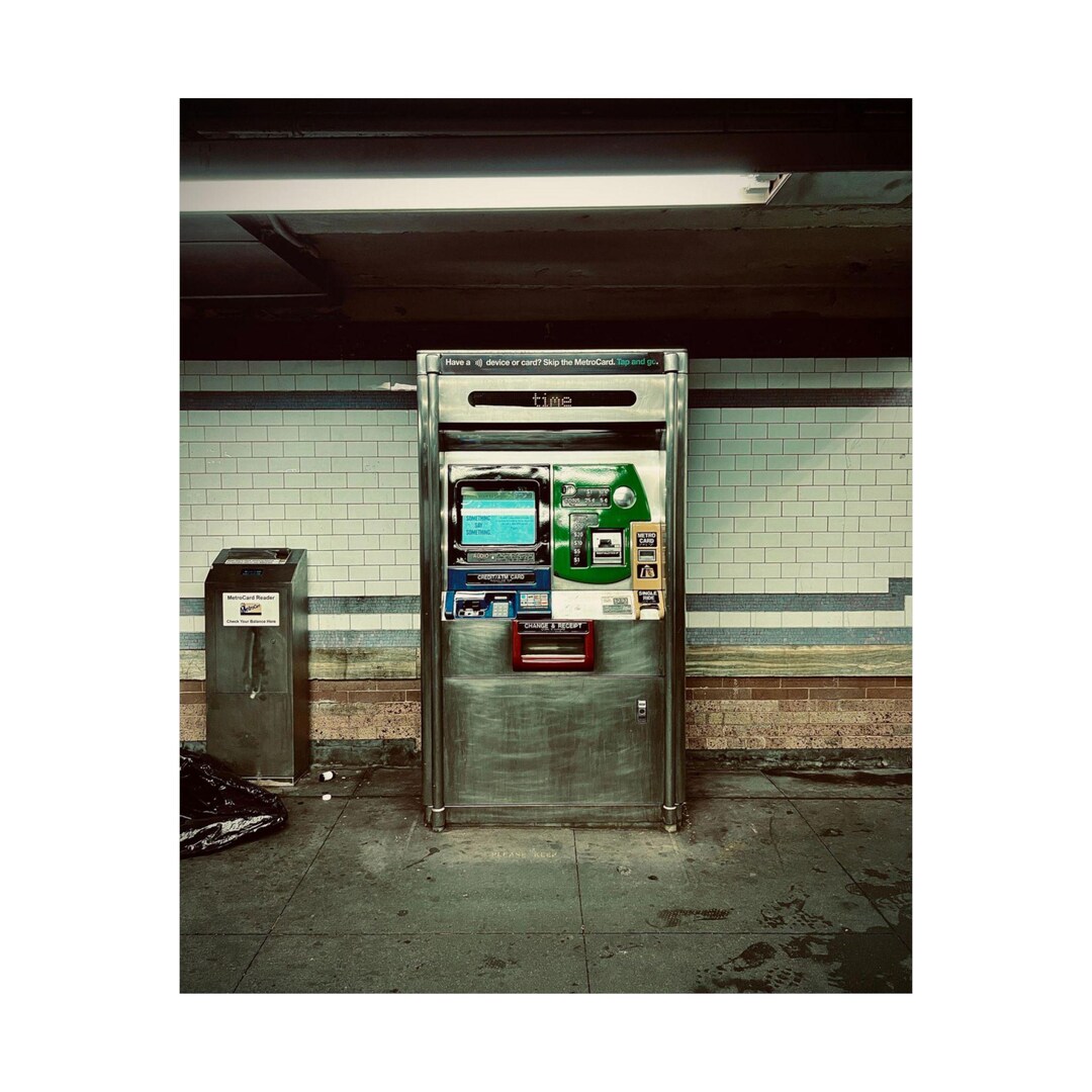 Vintage Subway Payphone Poster | Satin Poster (300gsm) - Etsy