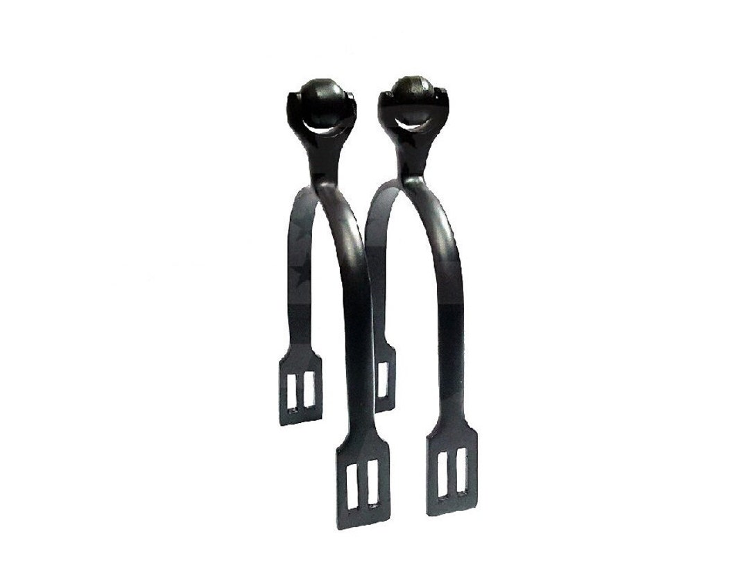 Black Horse Spurs: Stainless Steel Roller Ball Riding Spurs - Etsy