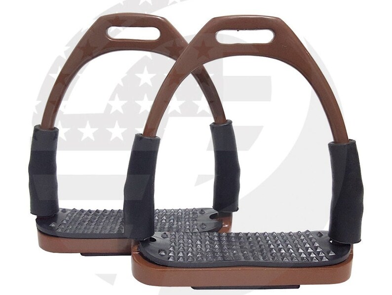 Flexible Horse Riding Stirrups: 4.75/5 Inch Safety Stirrups, Powder ...