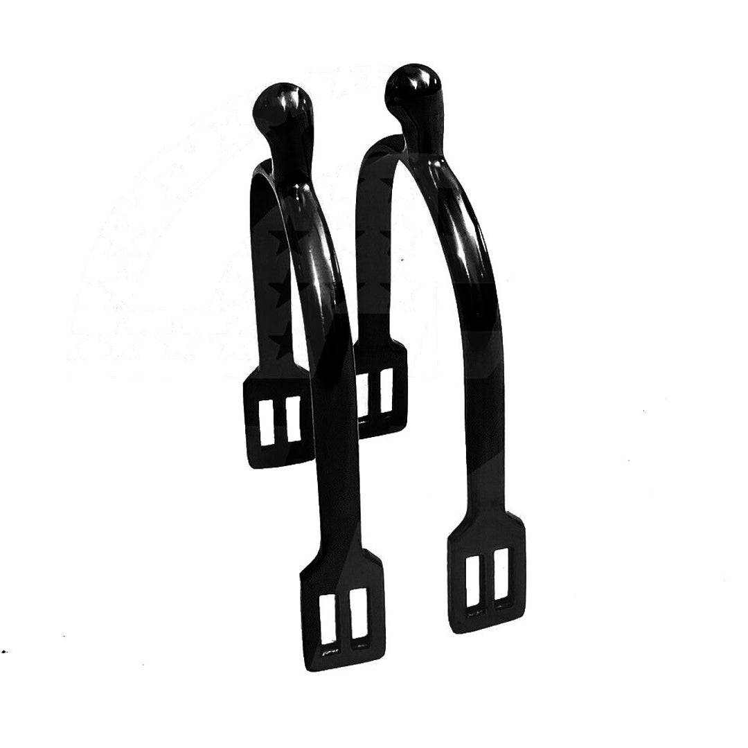 Black Horse Spurs Horse Riding Spurs Light Weight Spurs - Etsy