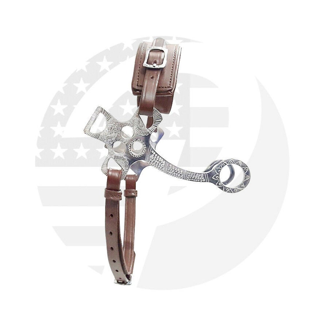 Hackamore Bitless Horse Bit English Western Adjustable Leather (BROWN) - Etsy