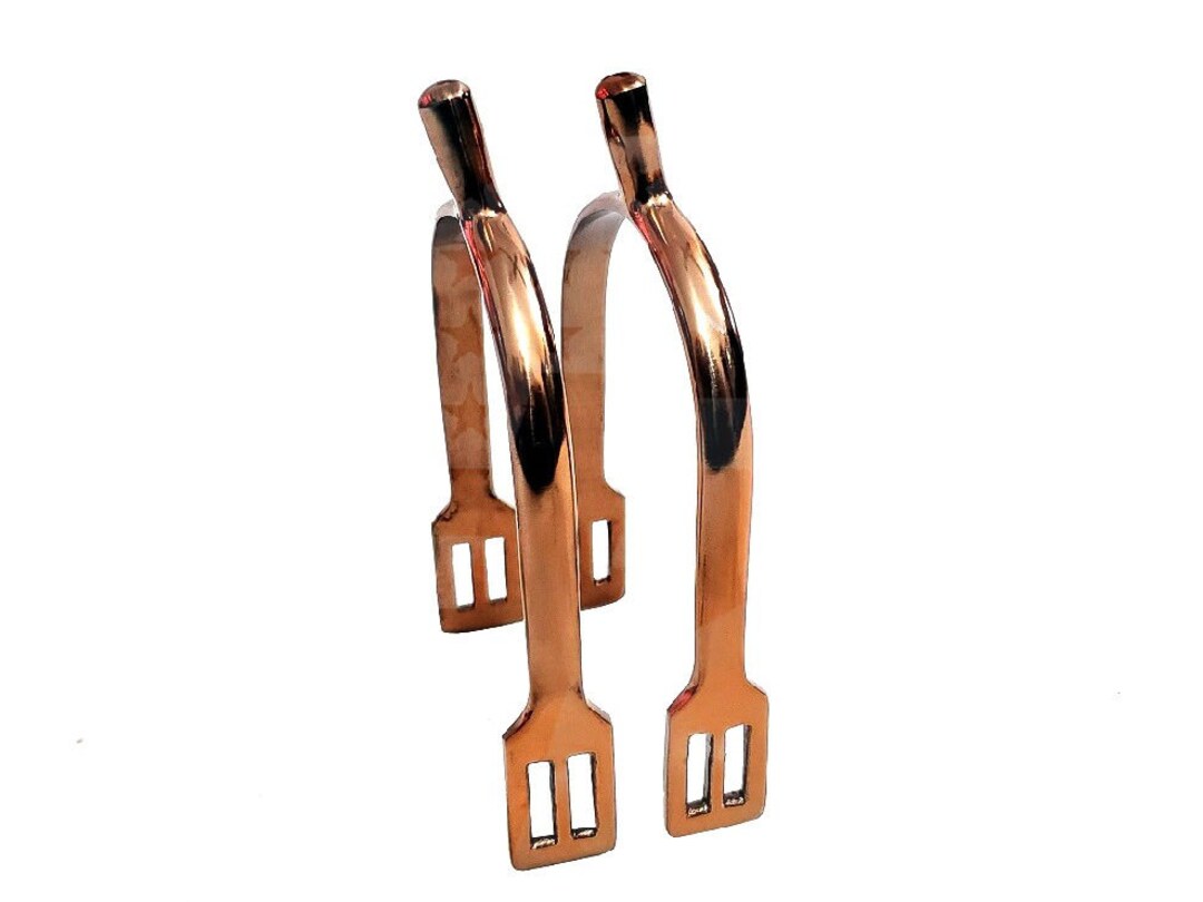 Rose Gold Horse Spurs: Lightweight Stainless Steel Riding Spurs - Etsy