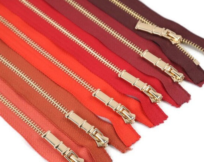 Metal Zipper Tip#5 Ocean | 1pack of 5pcs | 6 Inch-40 Inch Size & 3 ...