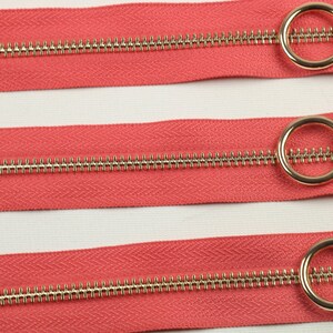 Metal Zipper Tip#5 Pink | 1pack of 5pcs | 6 Inch-40 Inch Size | Bag ...