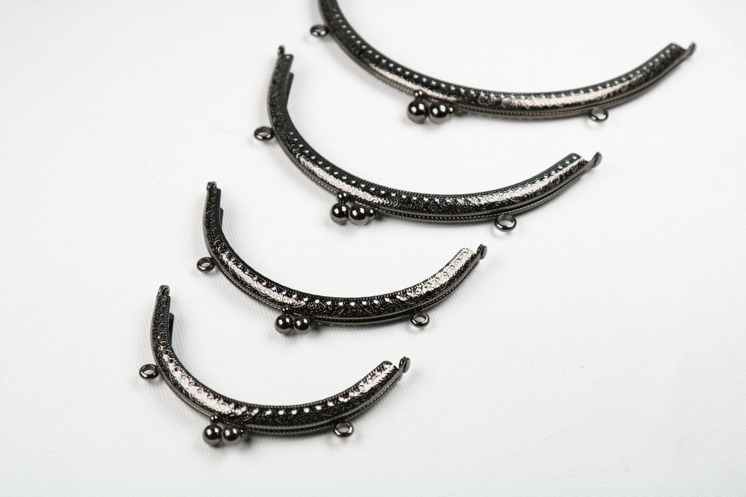 Metal Purse Frame, Nickel, Holes Purse Frame, Sewing Handbag, Bag ...