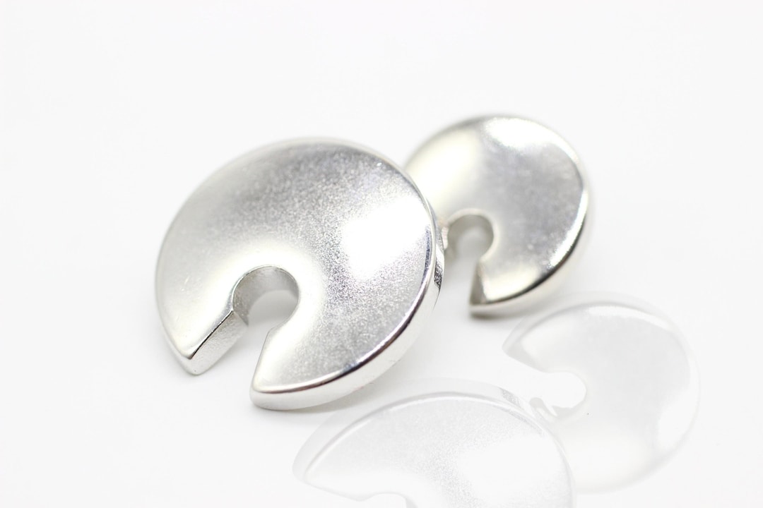 Silver Metal Buttons, Class Metal Buttons, Silver Button, Round Buttons ...