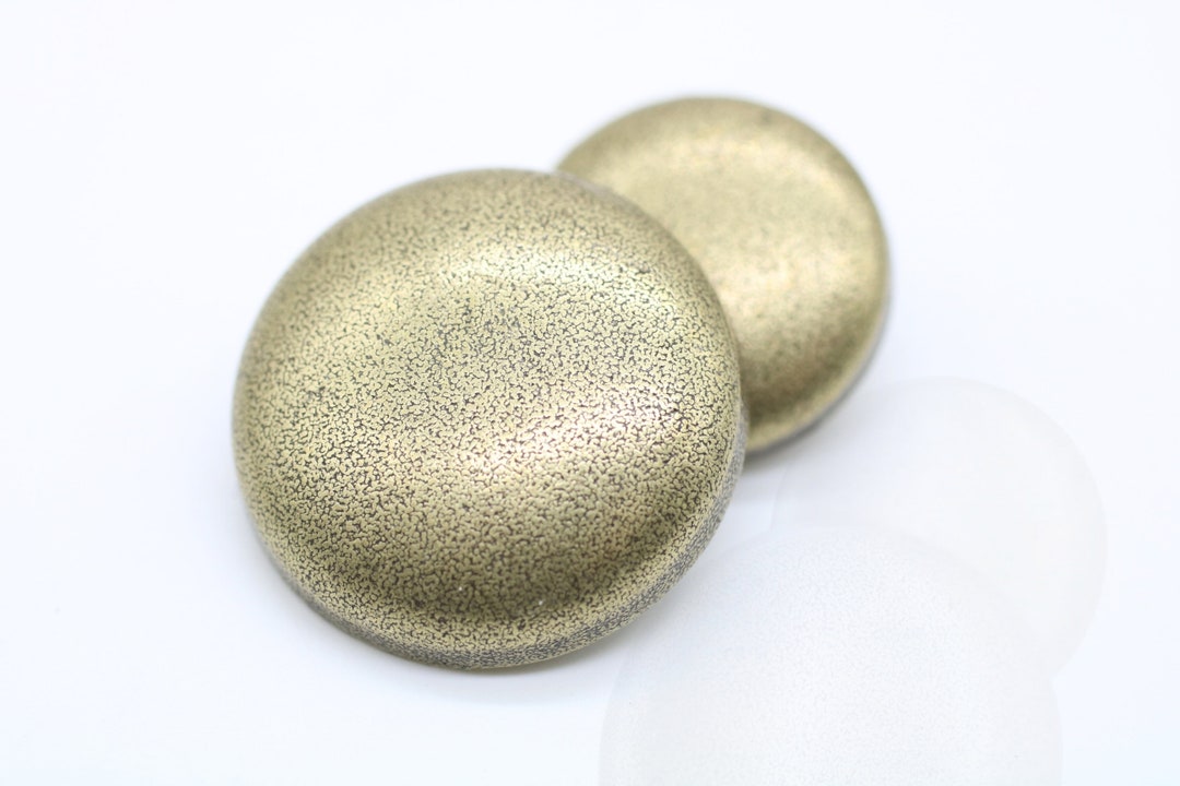 Dome Metal Buttons, Antique Bronze Metal Buttons, Curved Buttons, for ...