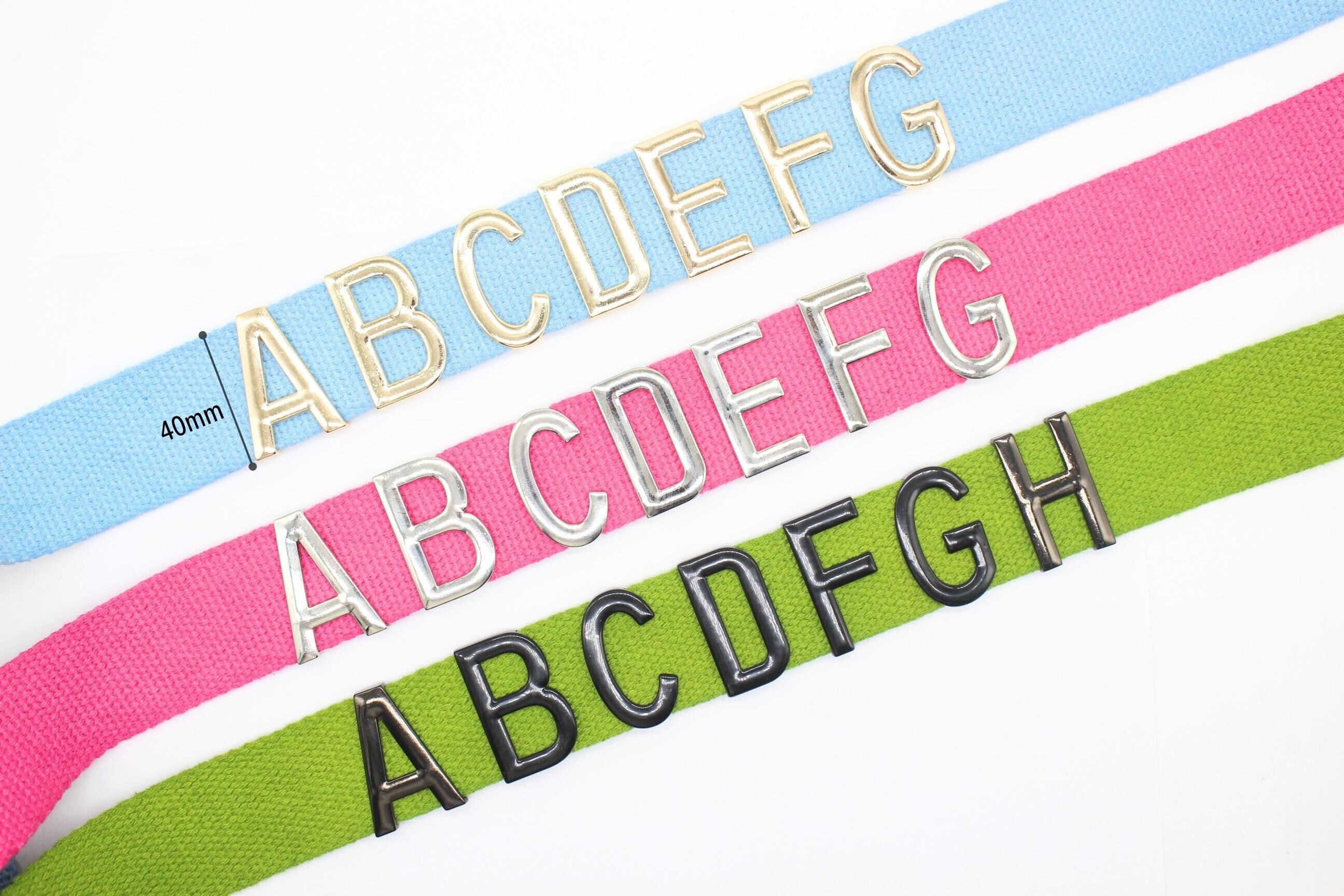 Sliding Letters Buckle A-Z Alphabet Buckle Slide Alphabet - Etsy