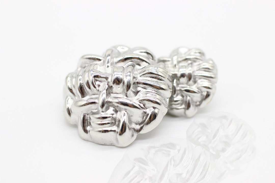 Silver Metal Buttons, Weave Buttons, Metal Shank Buttons, for Your ...