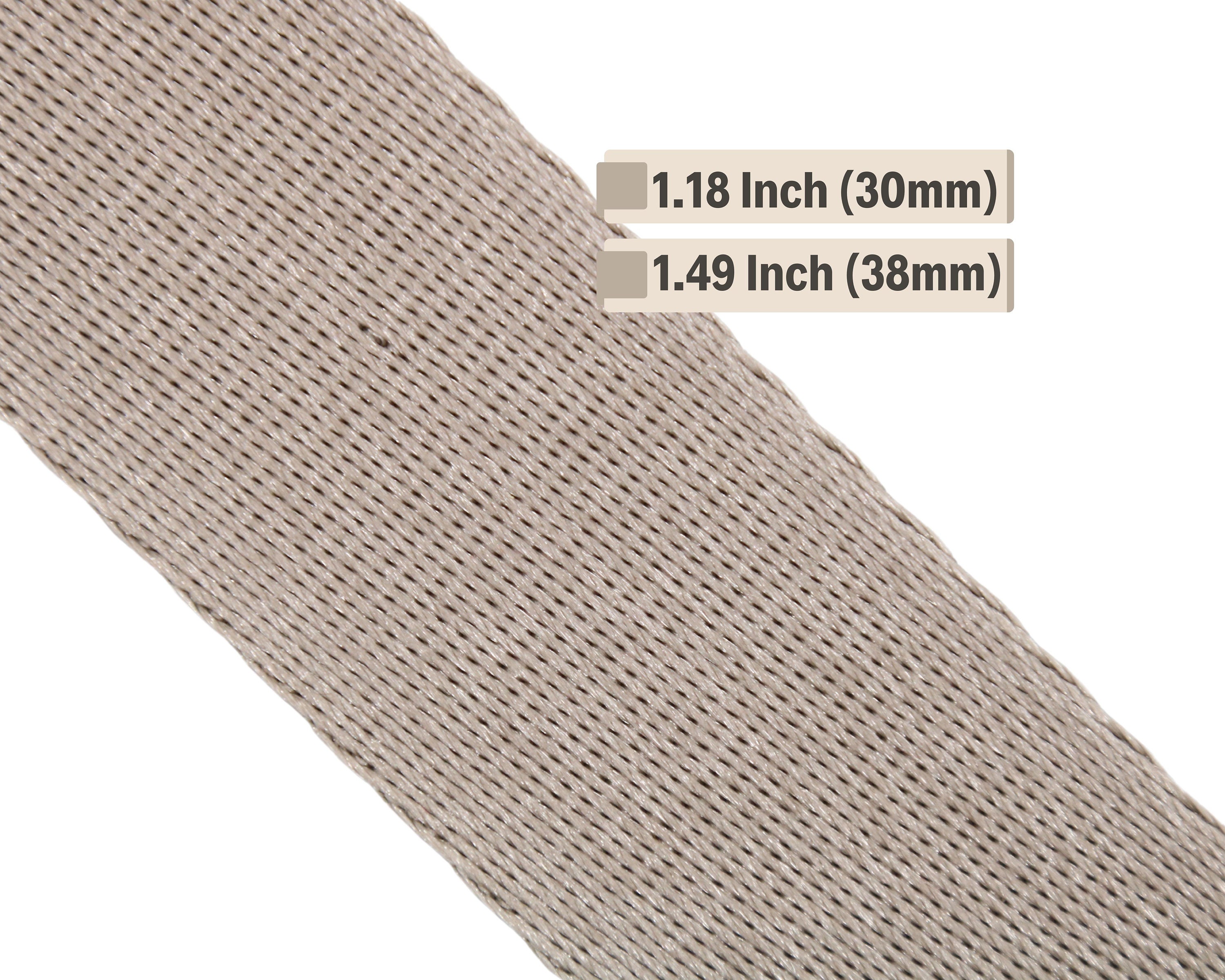 Nylon Webbing, Dark Beige Webbing, 30mm 38mm Webbing, Belt Webbing ...